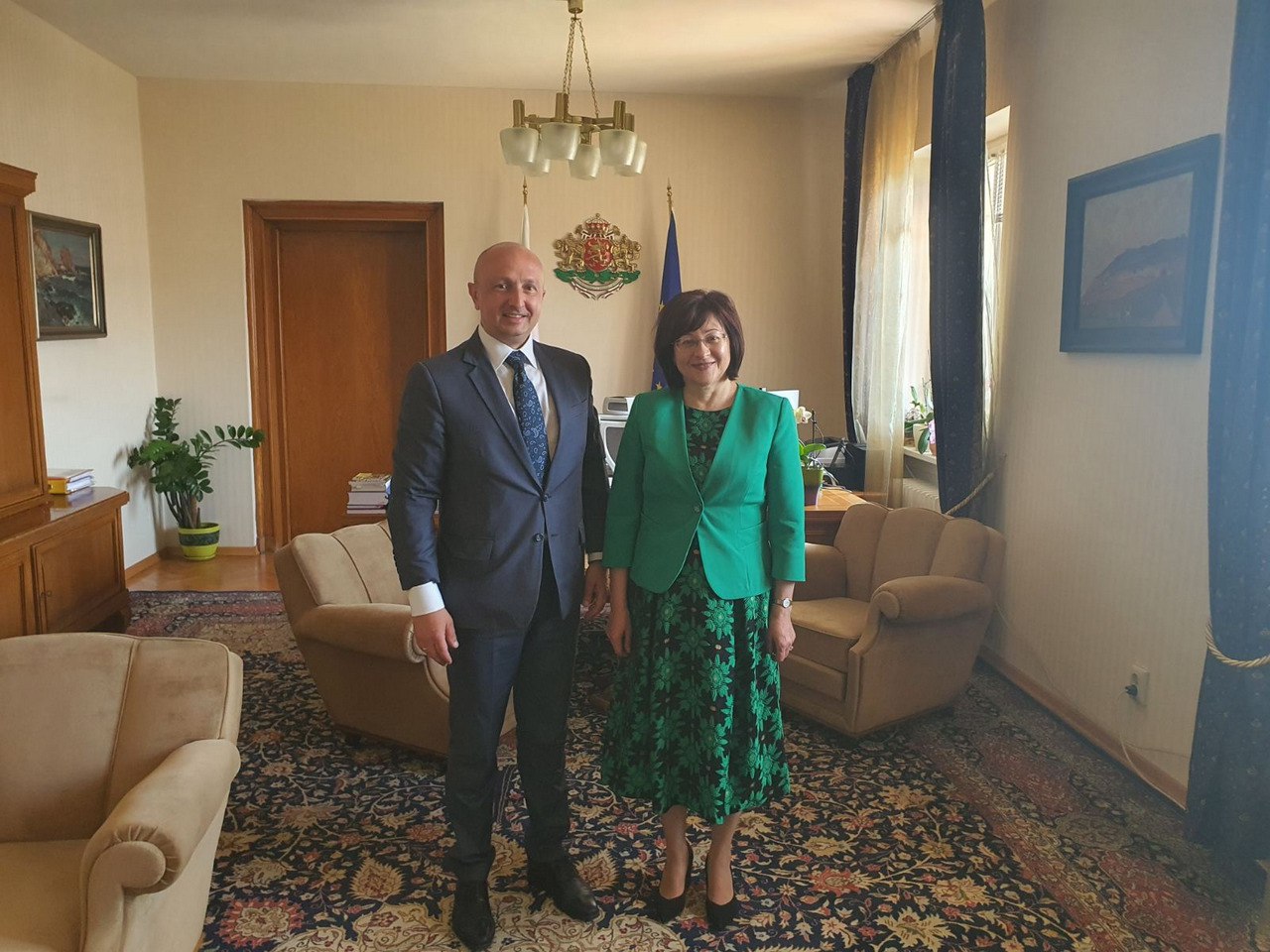 Sofia: Ambassador Jović meets with the President of the Constitutional ...