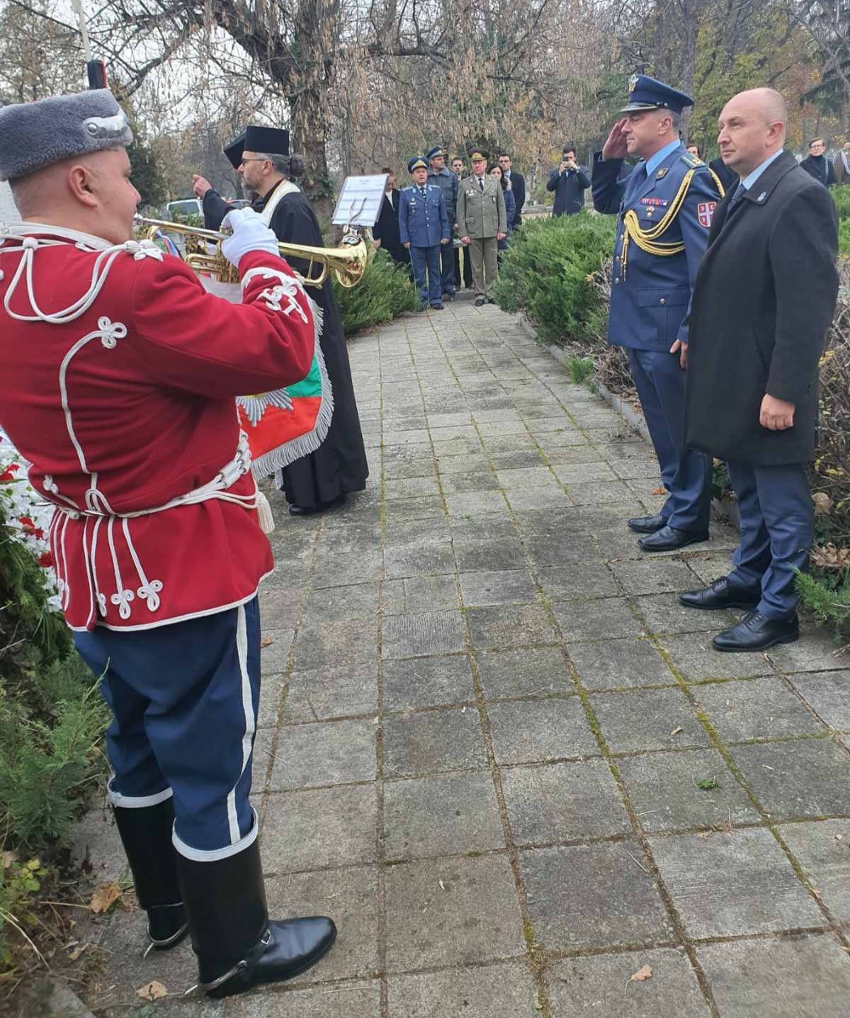 Sofia: World War I Armistice Day commemoration at the Serbian Military ...
