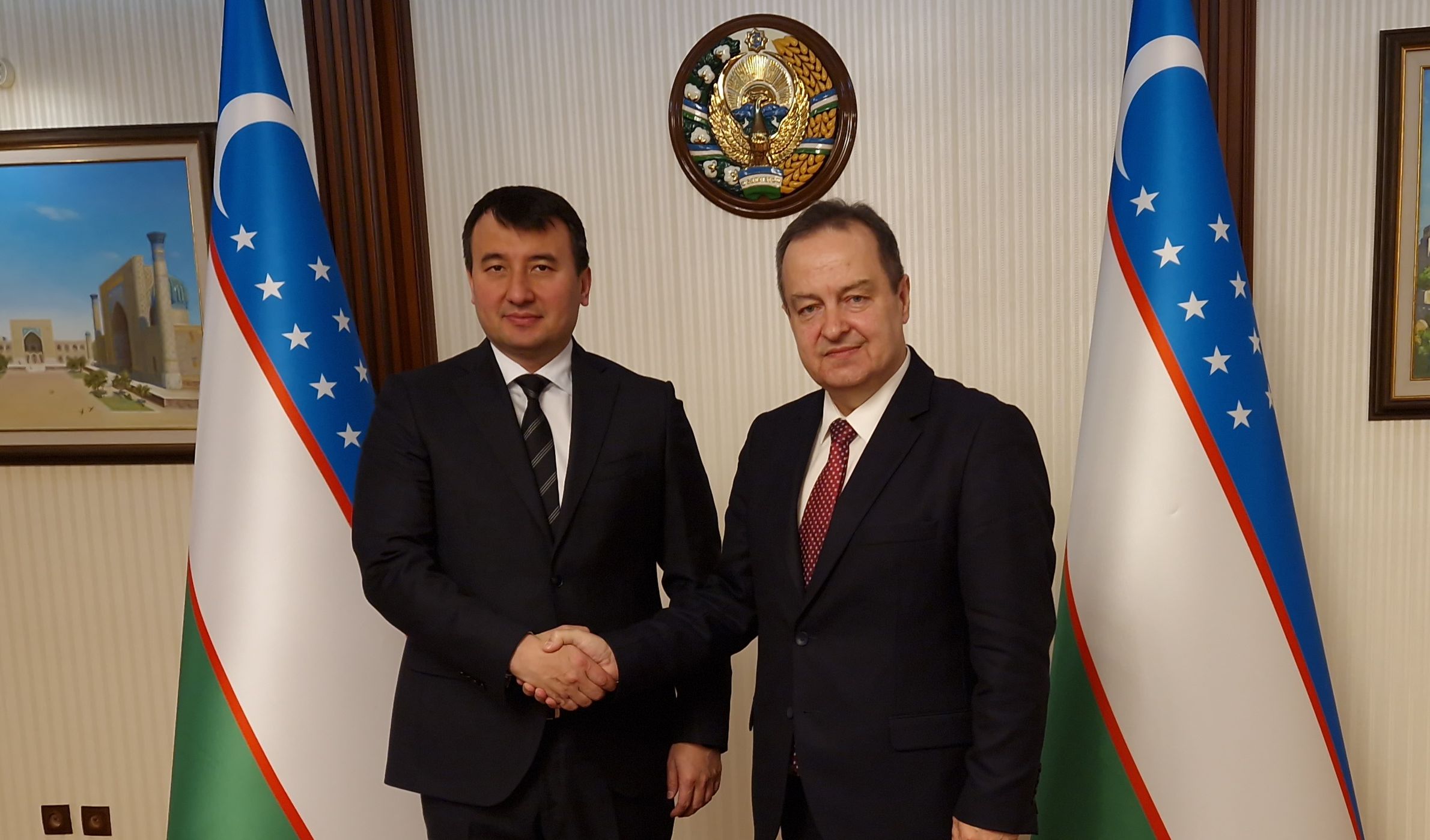 First Deputy Prime Minister Dačić with the Deputy Prime Minister of ...